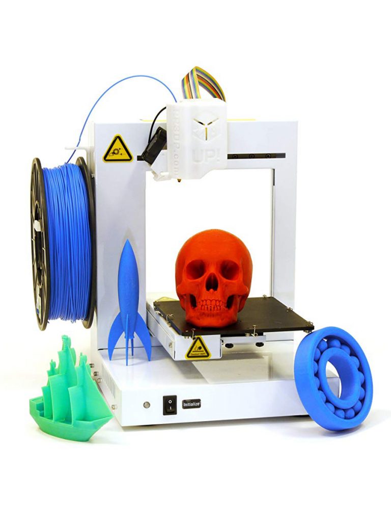 UP Plus 2 3D Printer, Black and White - Tiertime 3D Printer Store